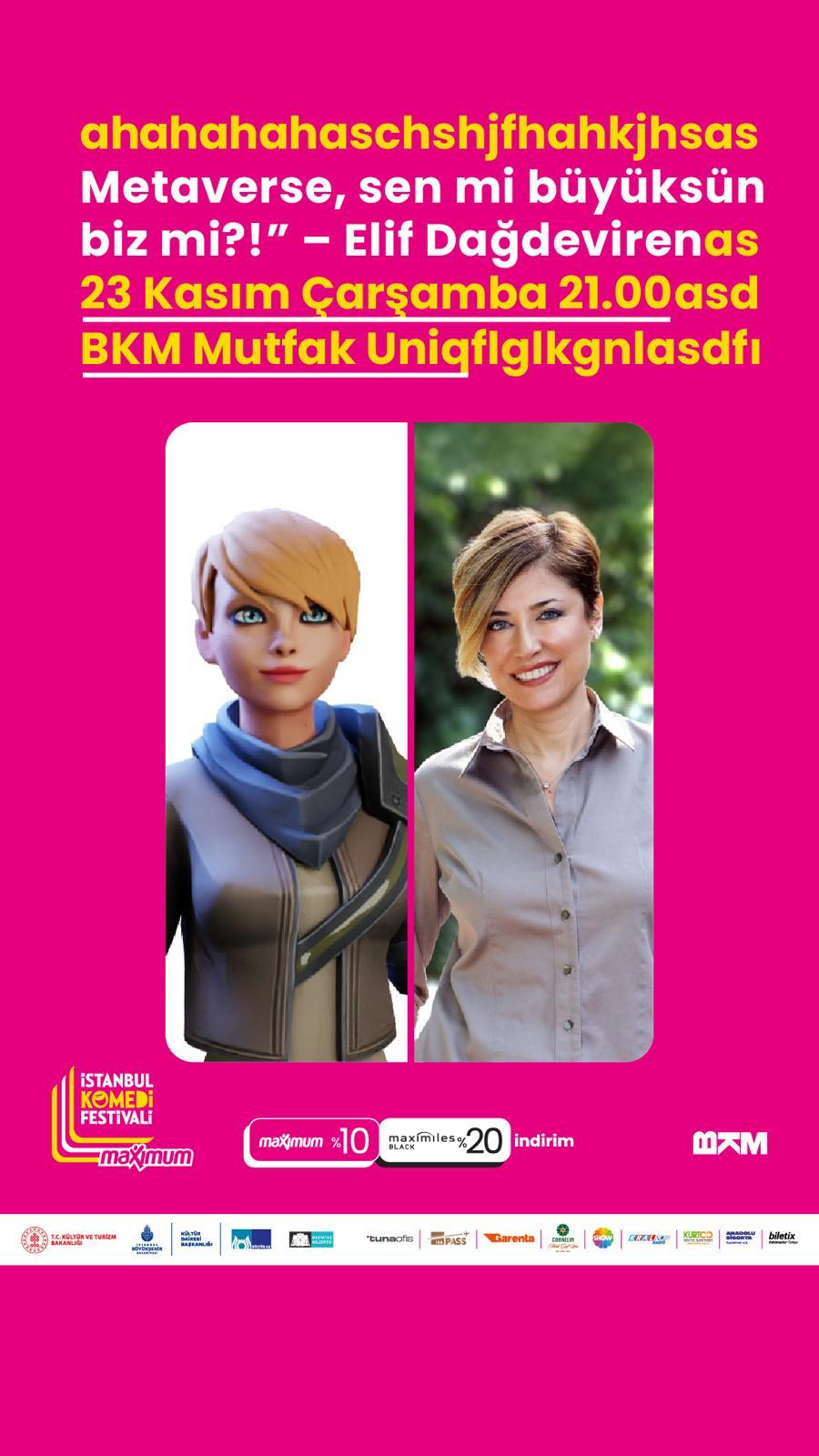 Elif Dağdeviren, “Metaverse; Sen mi Büyüksün Biz mi?!” gösterisiyle BKM Mutfak Uniq’te